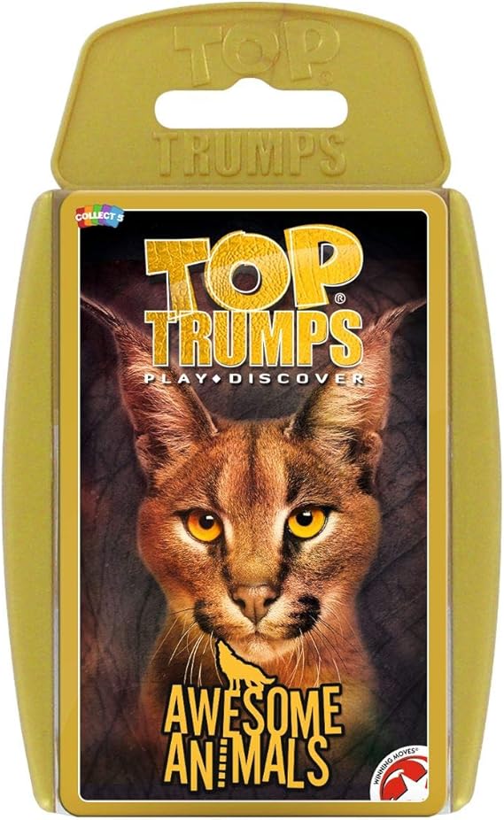 Awesome Animals Top Trumps Card Game, for 8 years to 99 years : Amazon ...