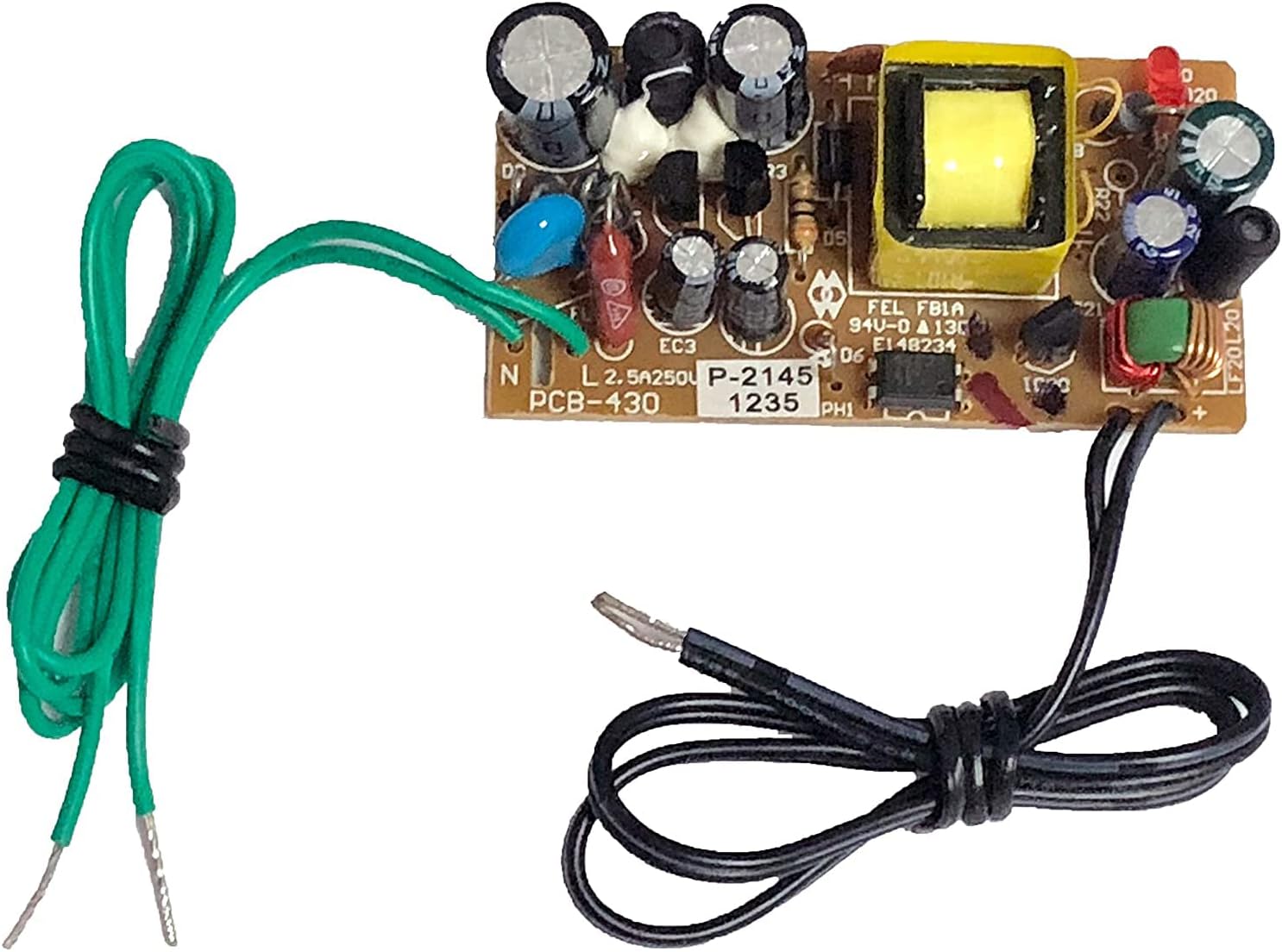 Amazon.com: 12V 1A DC Power Supply Module 110V-120V AC Input to 12 Volt ...