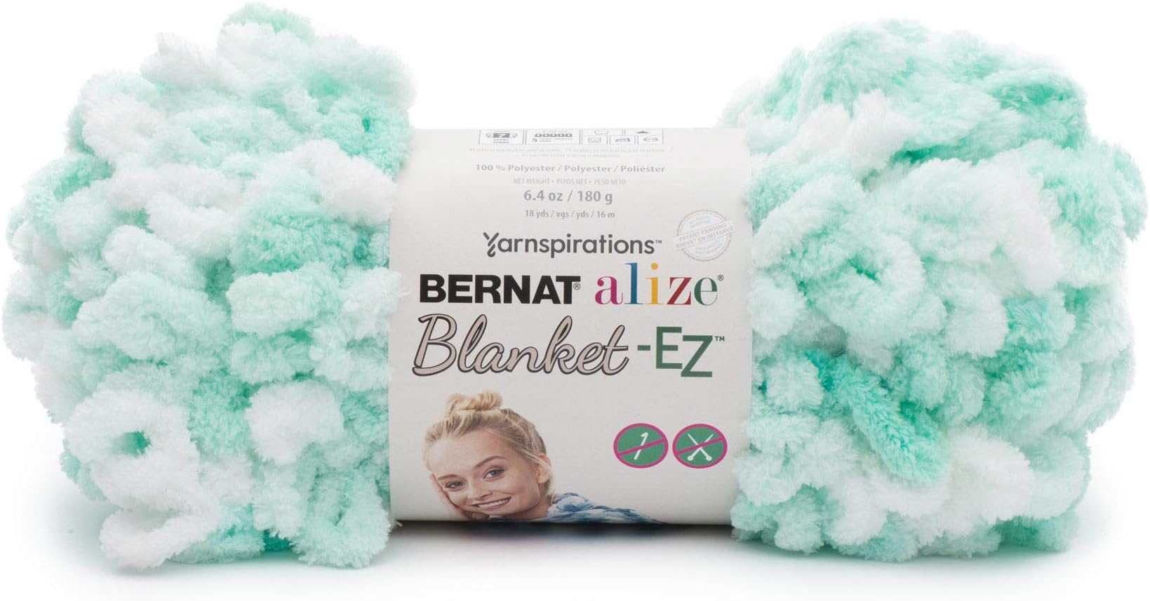 Amazon.com: Bernat Blanket yarn, Cool Purple Ombre