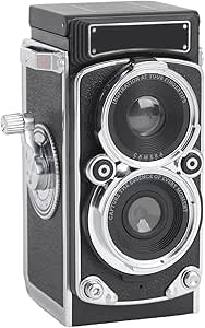 Amazon.com : Mini Vintage Digital Camera, Portable Retro Twin Lens ...