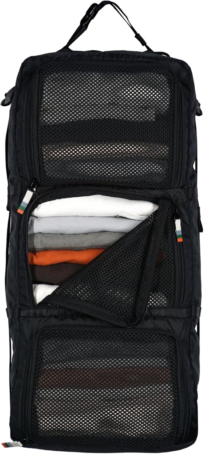TRAVEL DUDE Hanging Packing Cubes with Compression made from Recycled ...