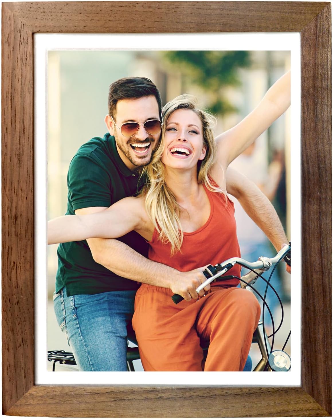 Amazon.com: Lilacer 6x8 Picture Frames Handmade 100% Solid Walnut Wood ...