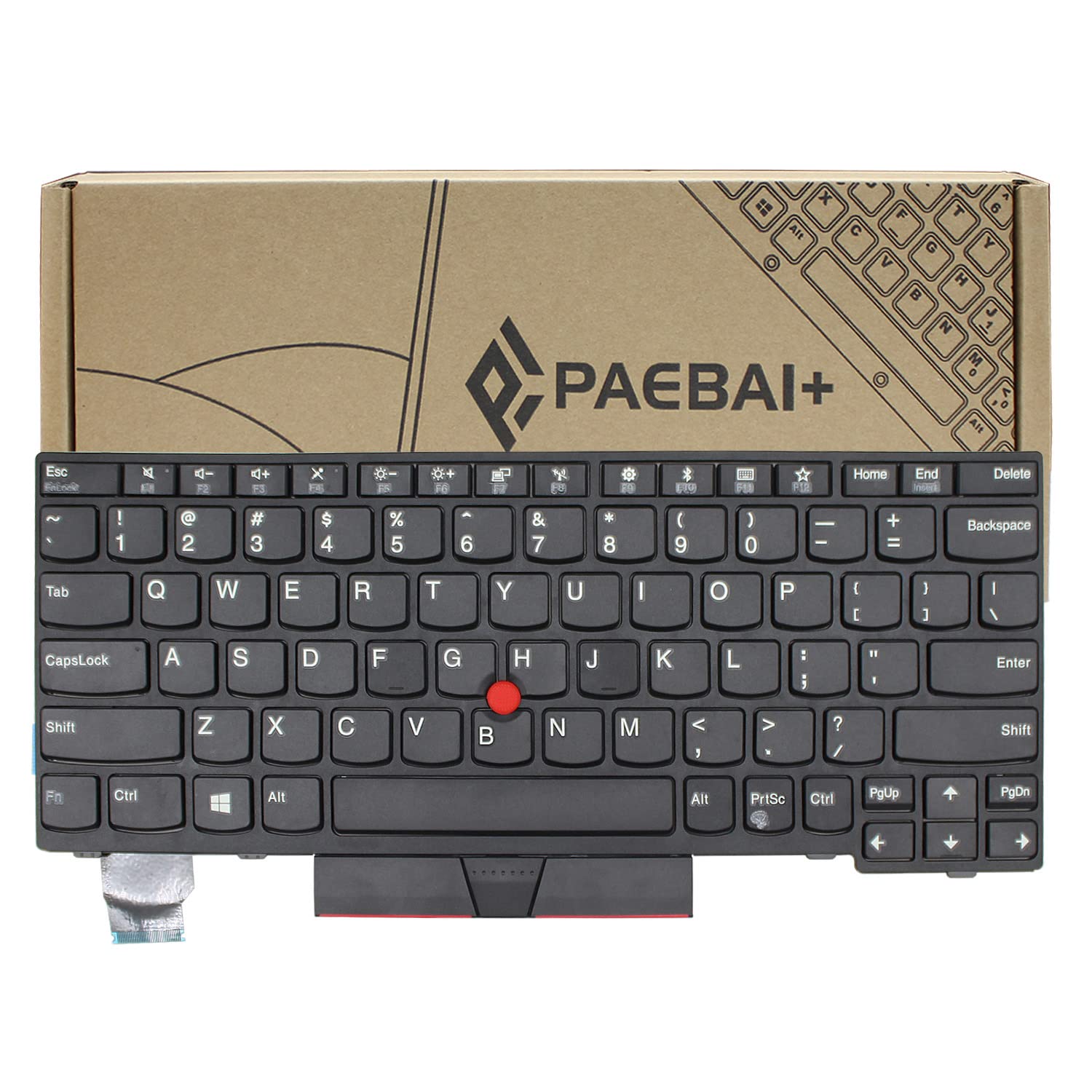 Amazon.com: PAEBAI+ Replacement Laptop Keyboard for Lenovo ThinkPad ...