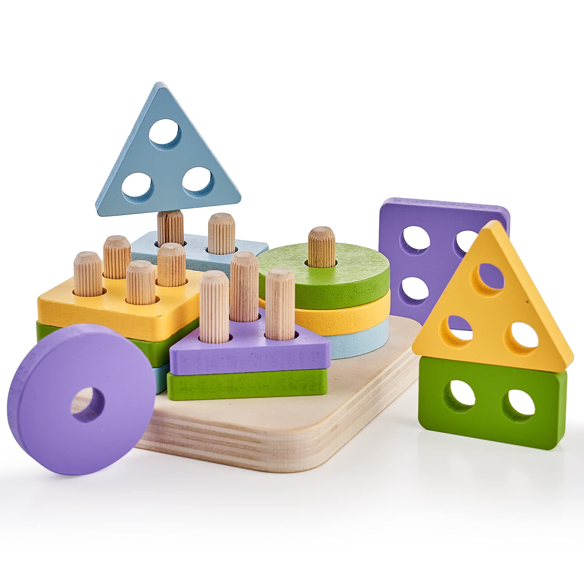 Buy Wooden Sorting Stacking Toys Montessori Toys For Toddlers Learning buy-wooden-sorting-stacking-toys-montessori-toys-for-toddlers-learning