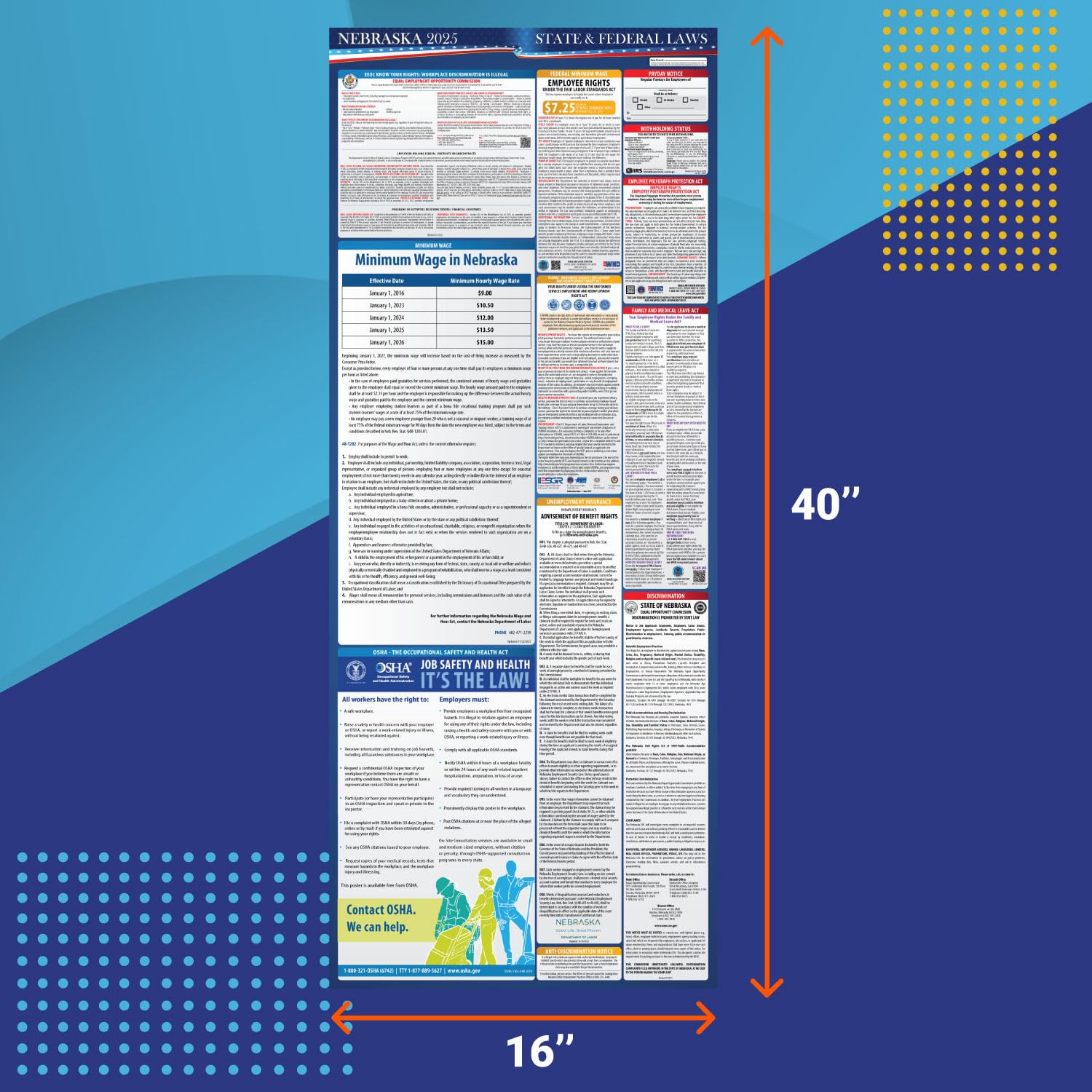 Texas Osha Posters 2025 Texas State And Federal Labor Law Poster