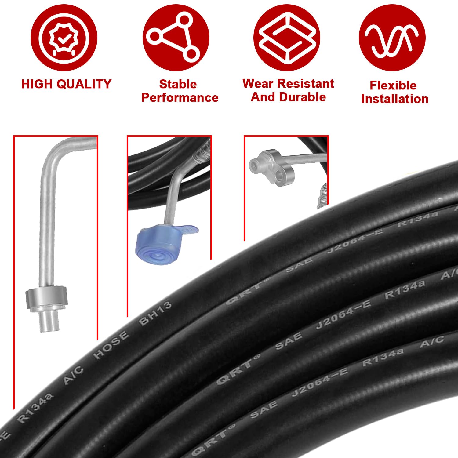 Suburban Yukon XL AC Hose Kit SUB6050 Rear A/C Lines Kit - Auxiliary AC ...