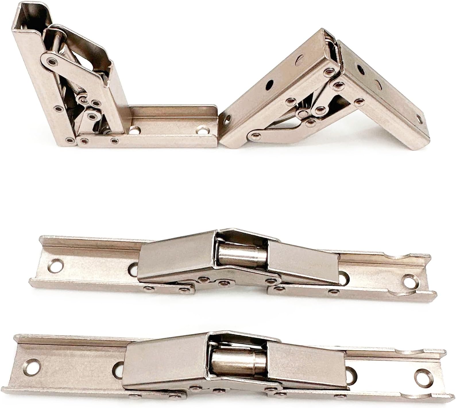 YIDELAI(4pc)90 Degree Folding Door/Shelf Hinge Hidden Bracket Table ...