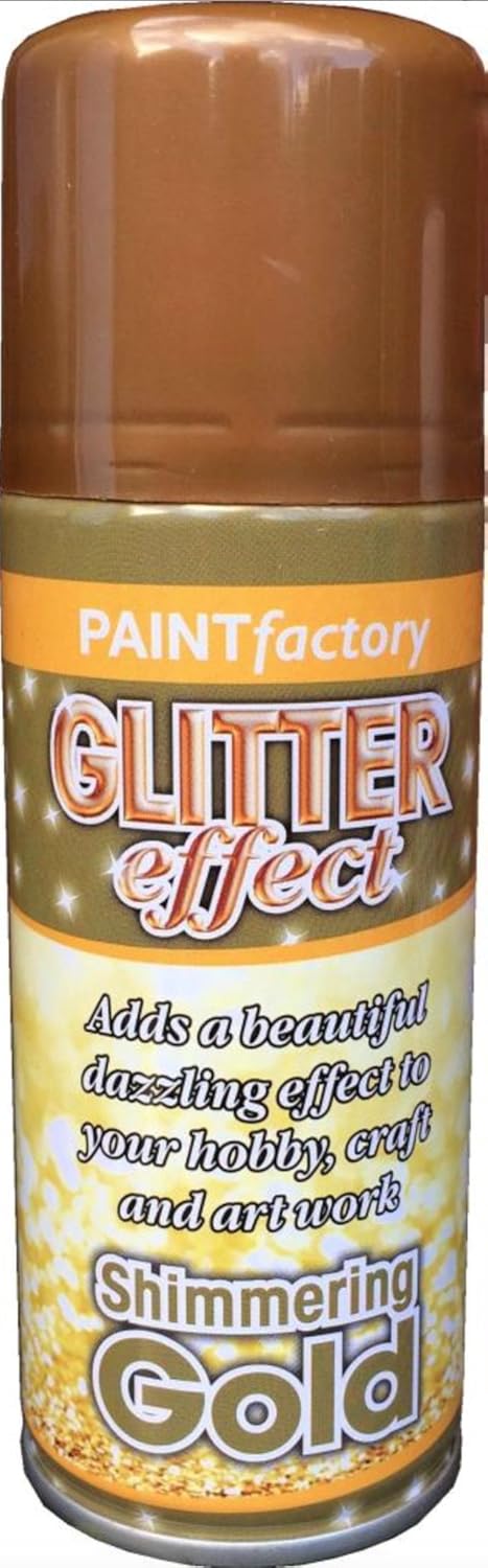 Gold Paint Spray Glitter 200ML : Amazon.co.uk: Home & Kitchen