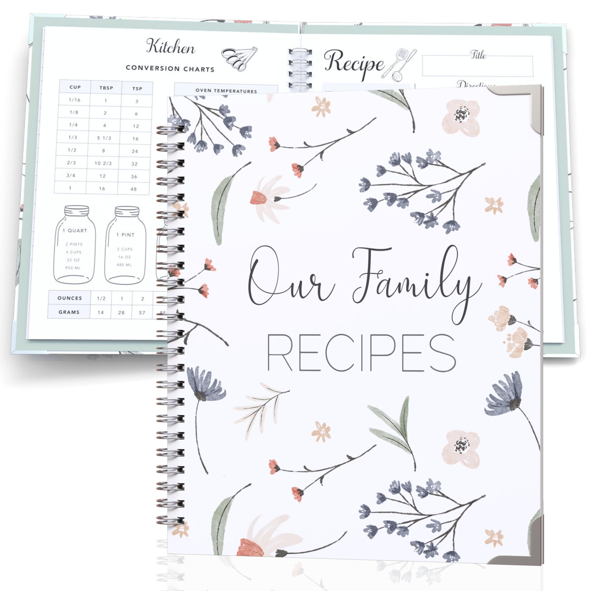 Amazon.com: Recipe Book To Write In Your Own Recipes - Family Recipe ...