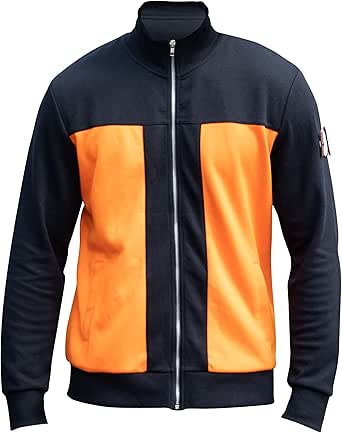 ABYSTYLE - NARUTO SHIPPUDEN - Replica jacket - Naruto man orange/black ...