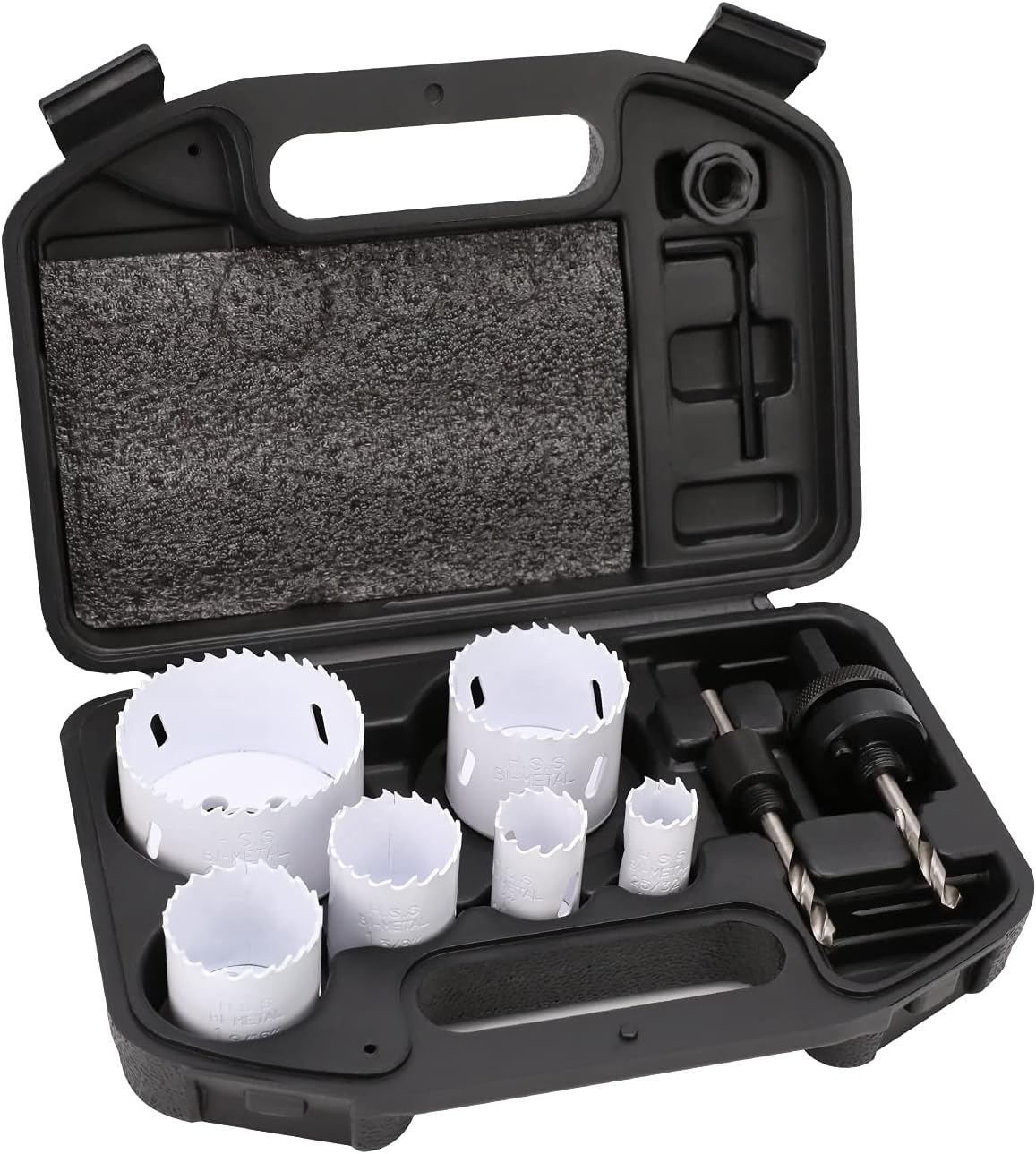 HORUSDY 24-Piece Hole Saw Kit, High-Precision, Wear-Resistant Carbon ...