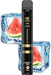 Caesar E-Shisha Watermelon Blueberry - 700 Drags Nicotine-Free, black ...
