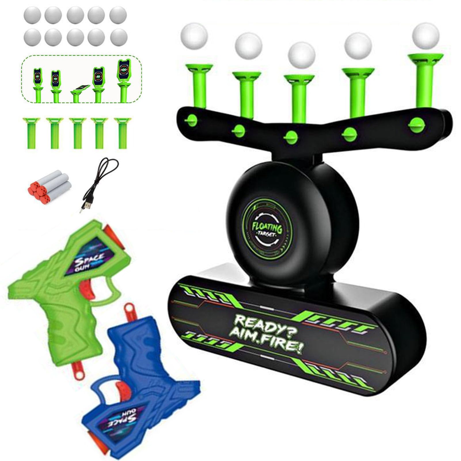 Amazon.com: Glow-in-The-Dark Shooting Target Practice Kids Shooting Toy ...