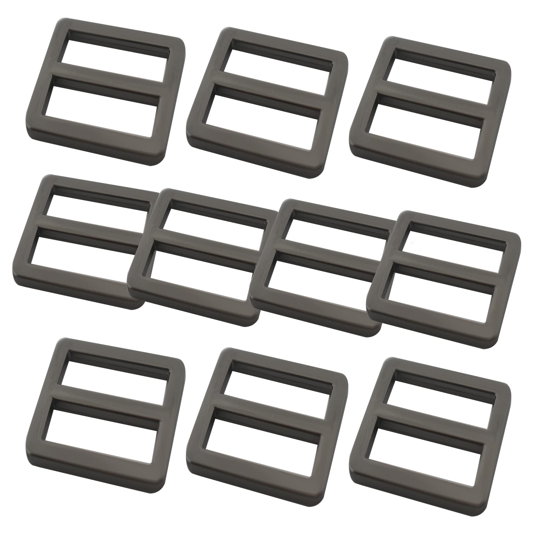 Snapklik.com : 10 Pcs 1 Inch Alloy Metal Flat Slider Buckle Dual Belt ...