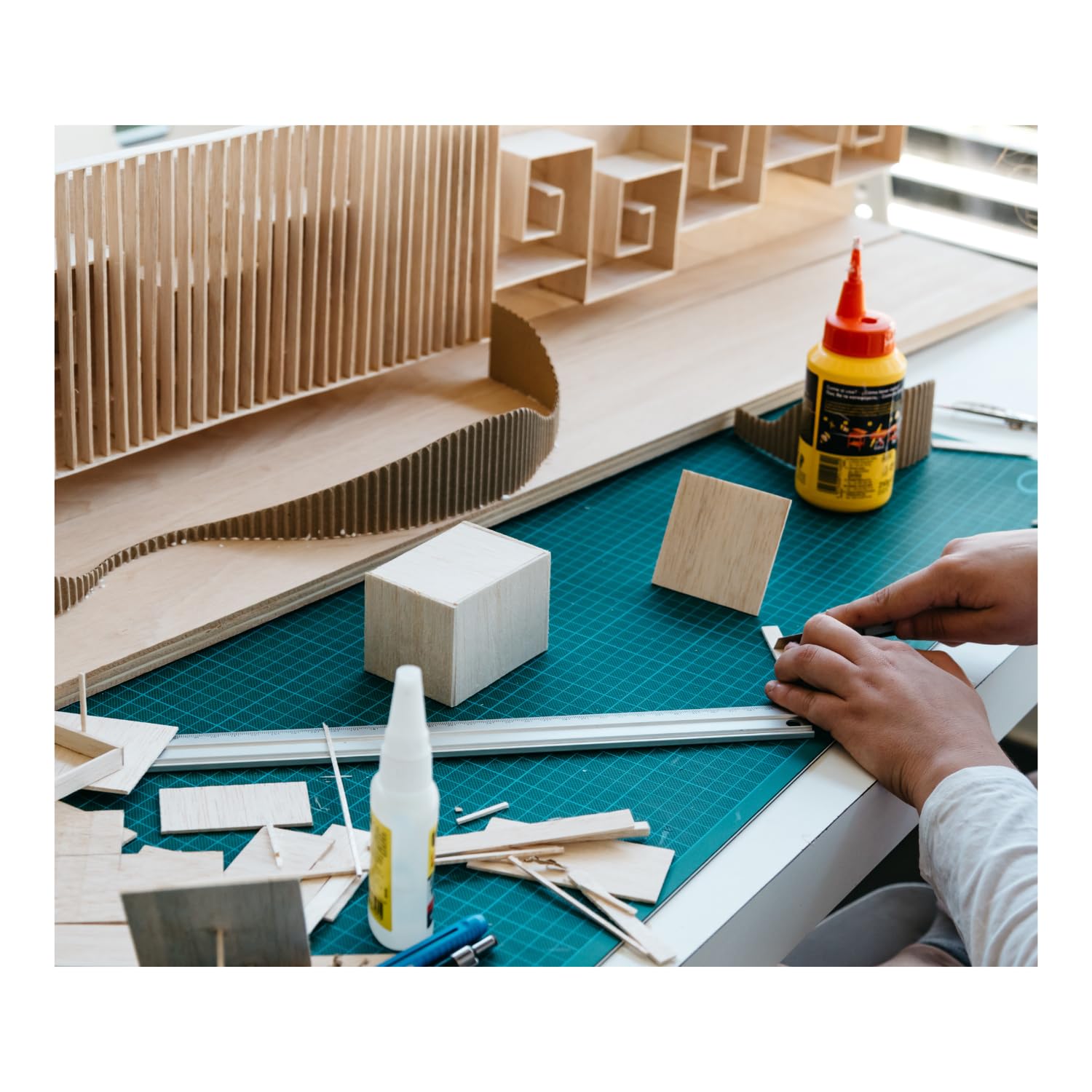Planche En Bois Plaques De Bois Balsa WOPPLXY - Lot De 15 30x30cm 2-3mm ...