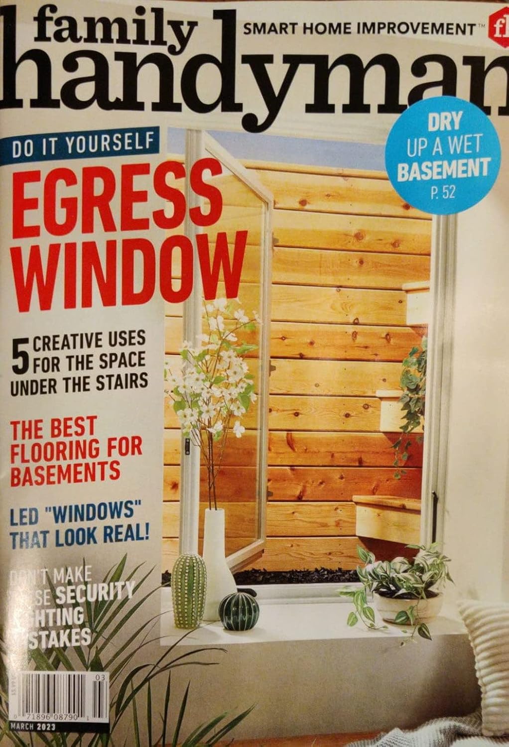 Family Handyman Magazine March 2023 Egress Window: Amazon.com: Books