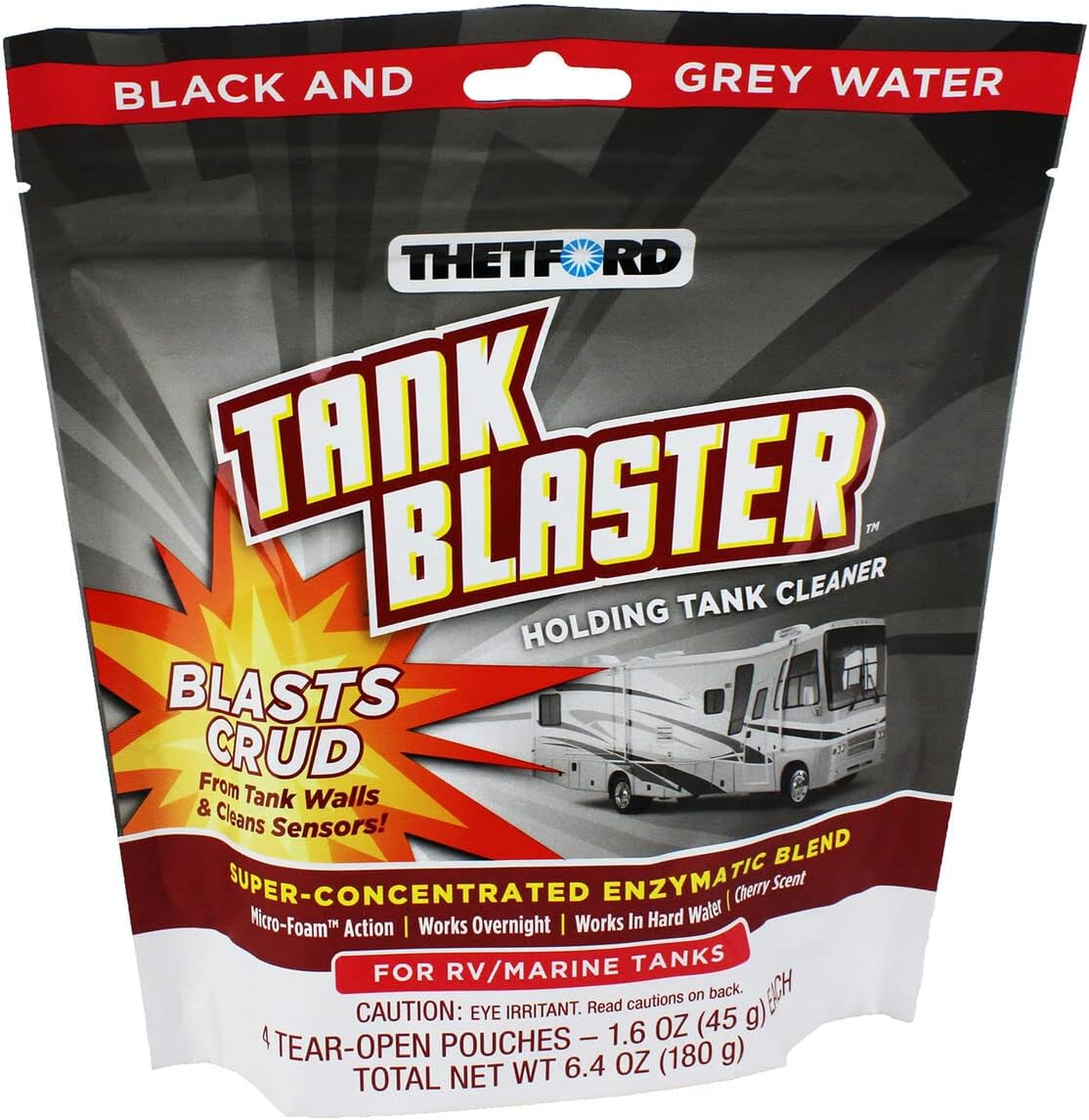 Thetford Tank Blaster - Level Sensor Cleaner - Black & Grey Waste Water ...
