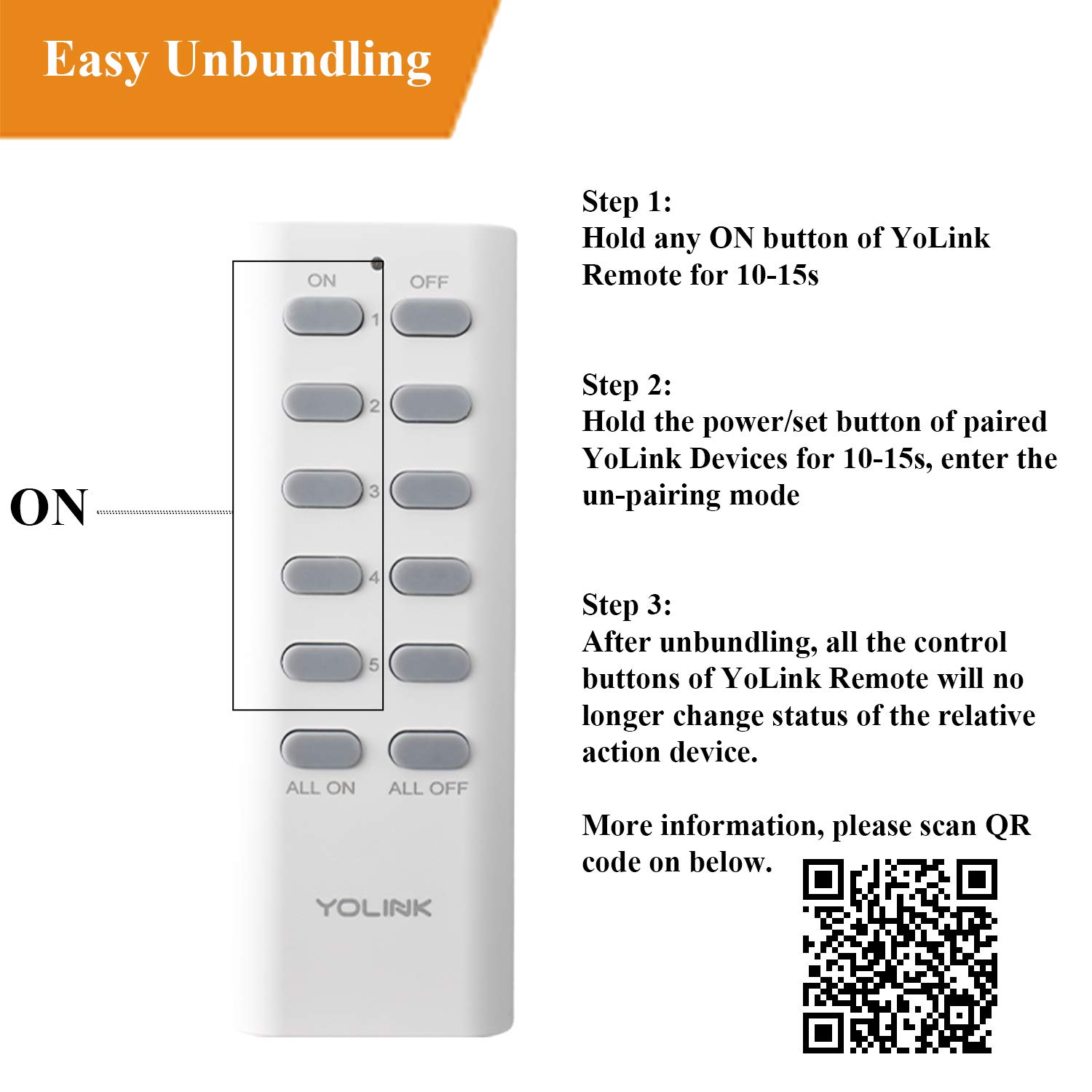 YoLink Remote, 500 Feet World's Longest Range Smart Remote Controller ...