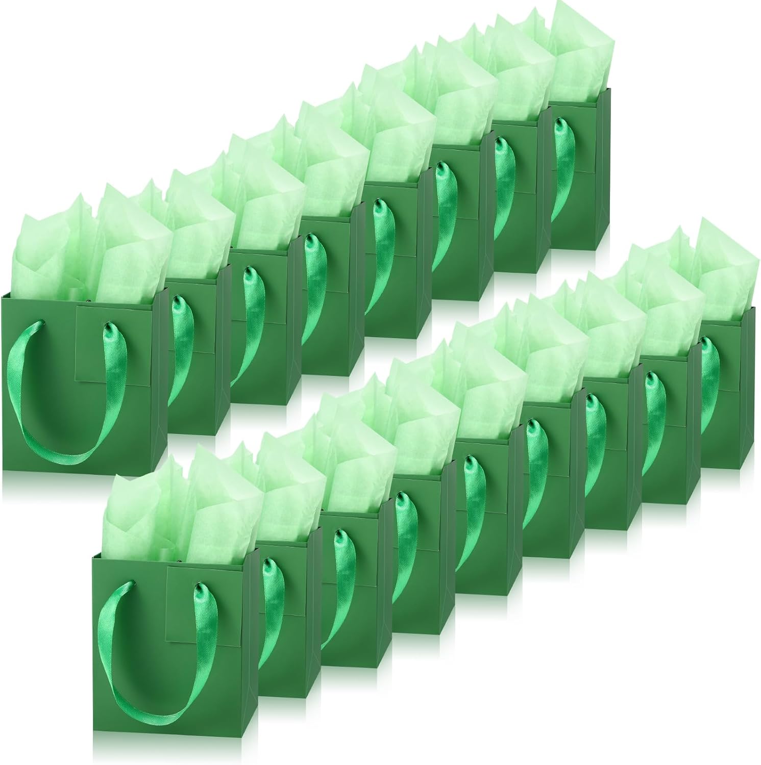Amazon.com: Tenare 12 Pcs Small Gift Bags Mini Paper Bags Bulk Tiny ...