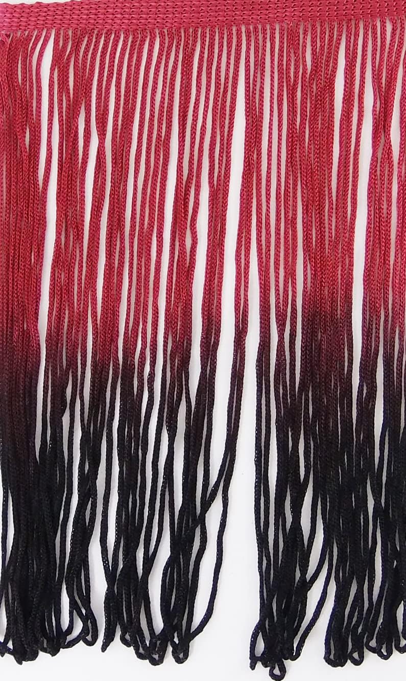 Amazon.com: SEW TRENDS 1 Yard of 7" Ombre Tiedye Multicolor Chainette ...