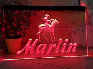 Amazon.com : Led Light Sign For Marlin Guns and Ammo Store Firearms ...