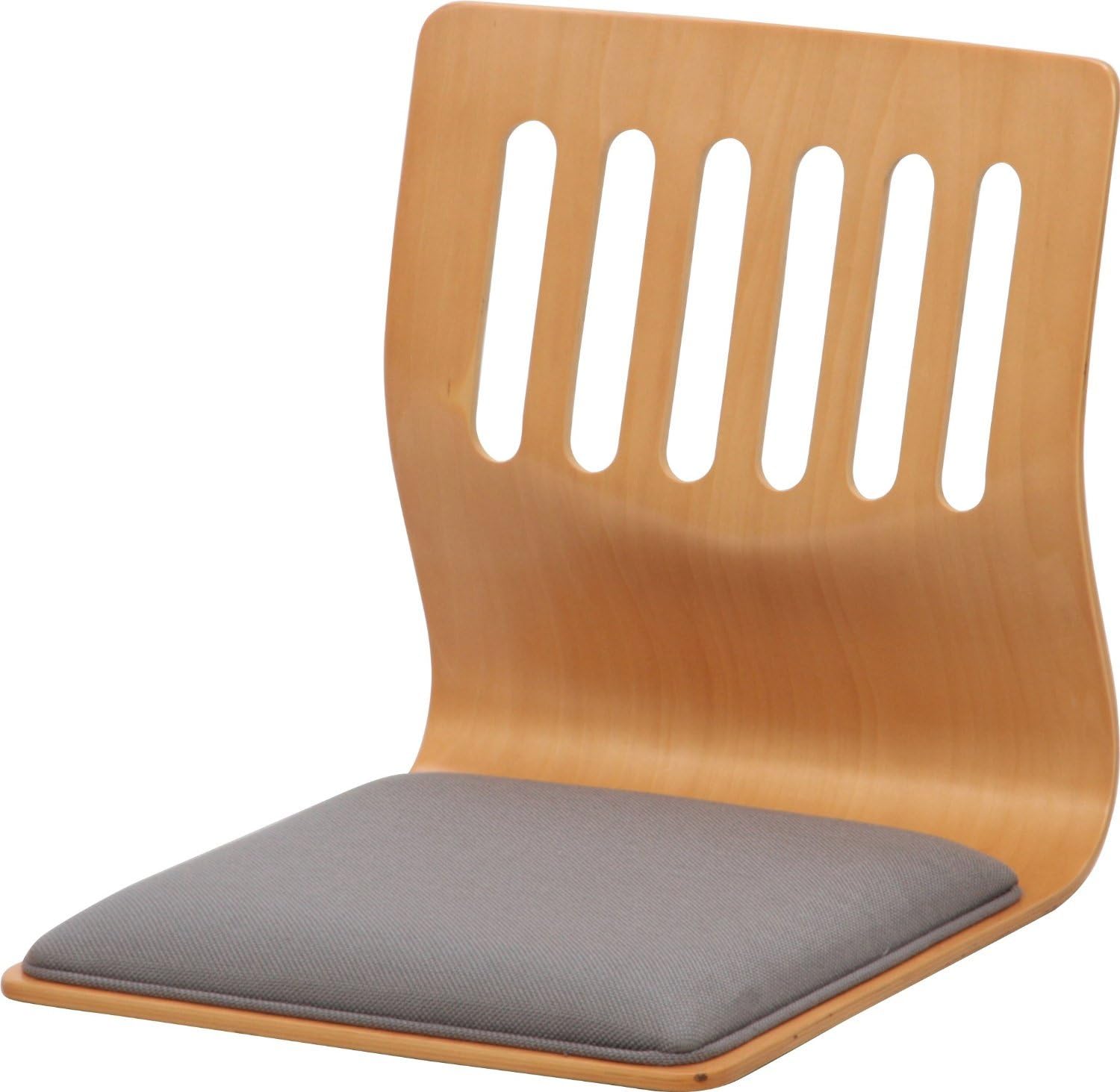 Amazon.co.jp: Hagihara LMZ-4299NA Japanese-Style Zaza Chair, Set of 2 ...