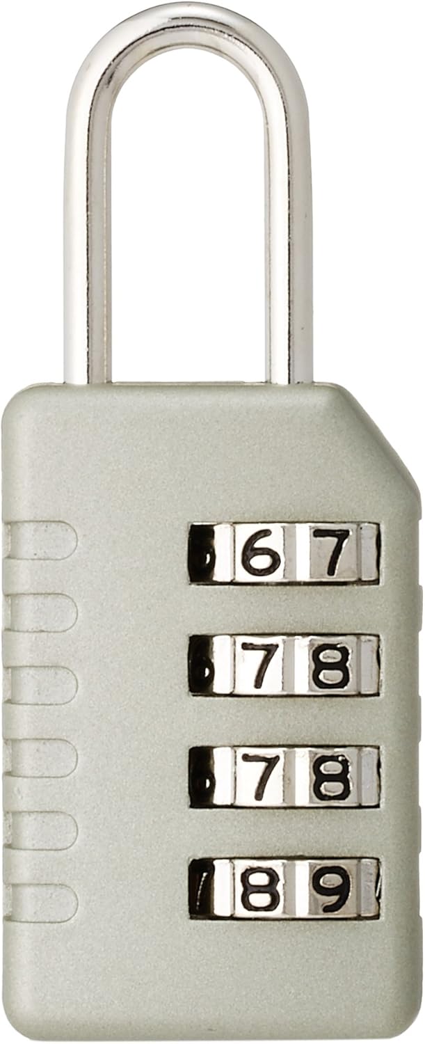 4-digit combination lock Silver PL-373 (japan import) : Amazon.co.uk ...