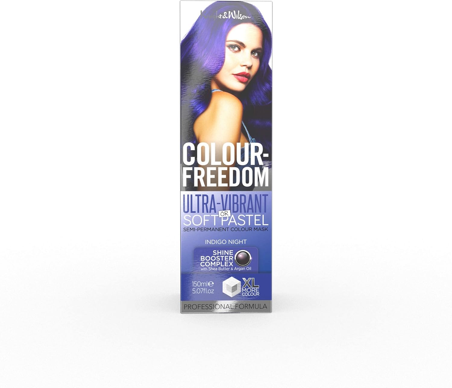 Knight & Wilson Colour-Freedom 150ml Indigo Night Semi-Permanent Hair ...