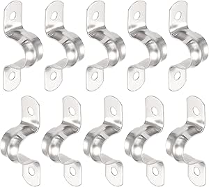 DTGN 12mm(W) Two Hole Strap - 25Pack - Good for Industrial 14mm Dia ...