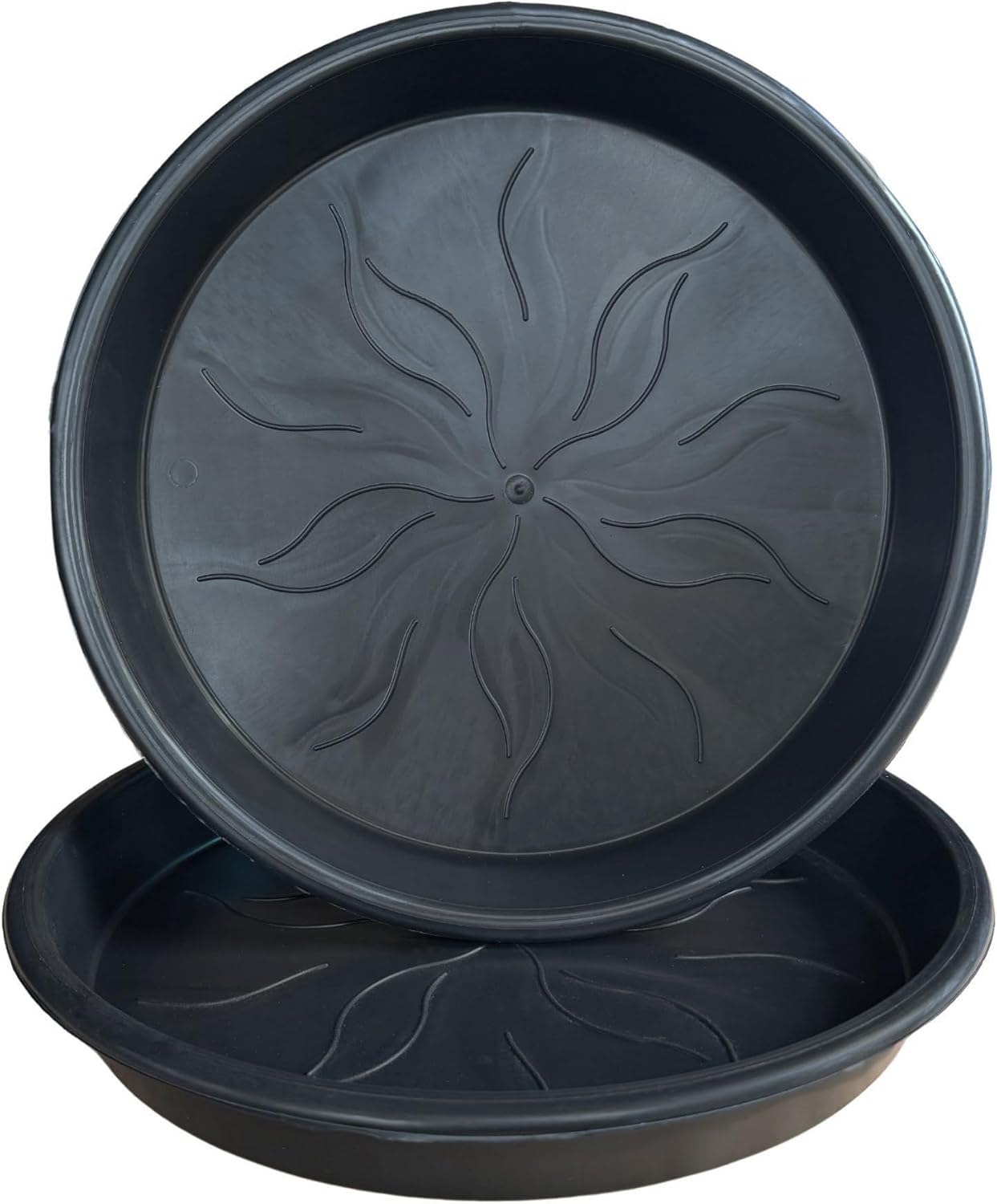 Growcery Plant Pot Saucers 30cm 35cm 40cm 45cm, plant trays for pots ...