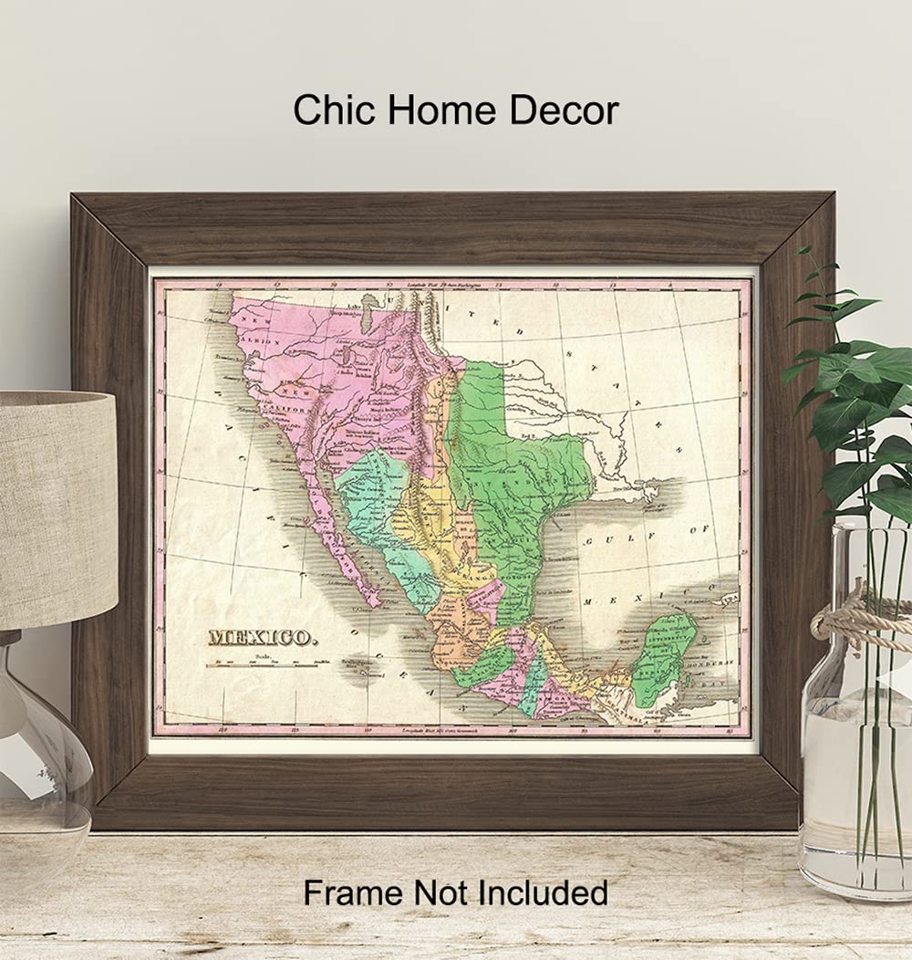 Mexican Wall Art & Decor - Mexico Map - Mexican Australia | Ubuy