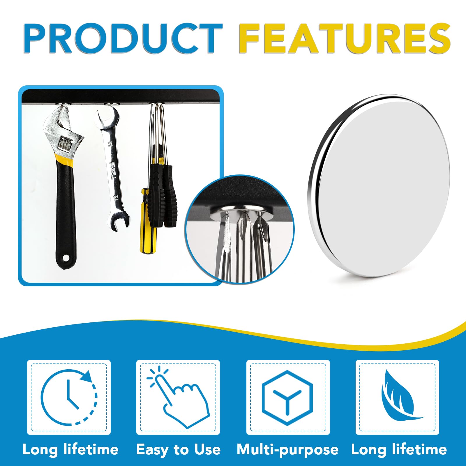Snapklik.com : Small Magnets, 30 Pack Refrigerator Magnet 20x2mm Rare ...