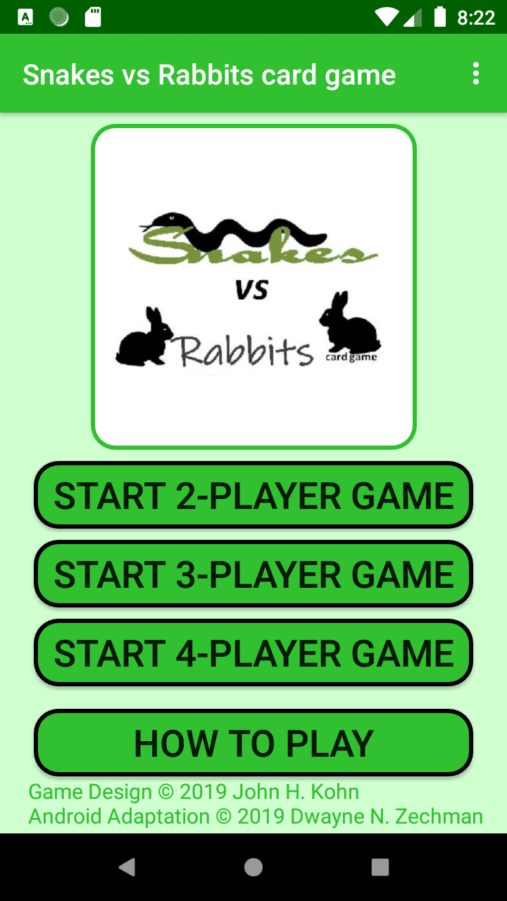 Snakes vs Rabbits card game - App on Amazon Appstore