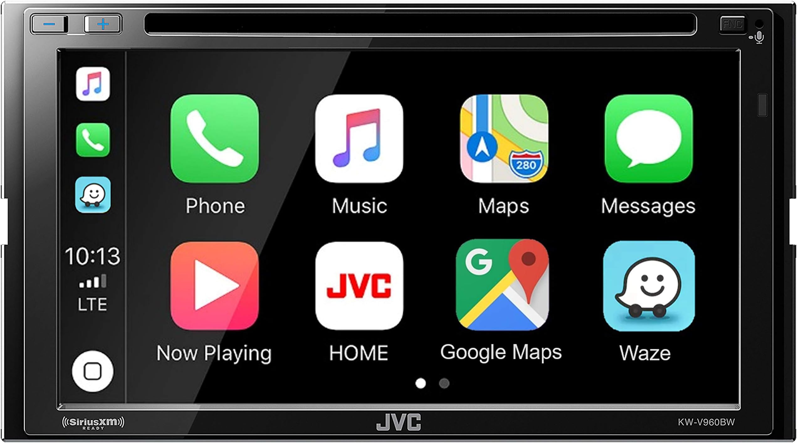 Amazon.com: JVC KW-V660BT Apple CarPlay Android Auto DVD/CD Player w/ 6 ...