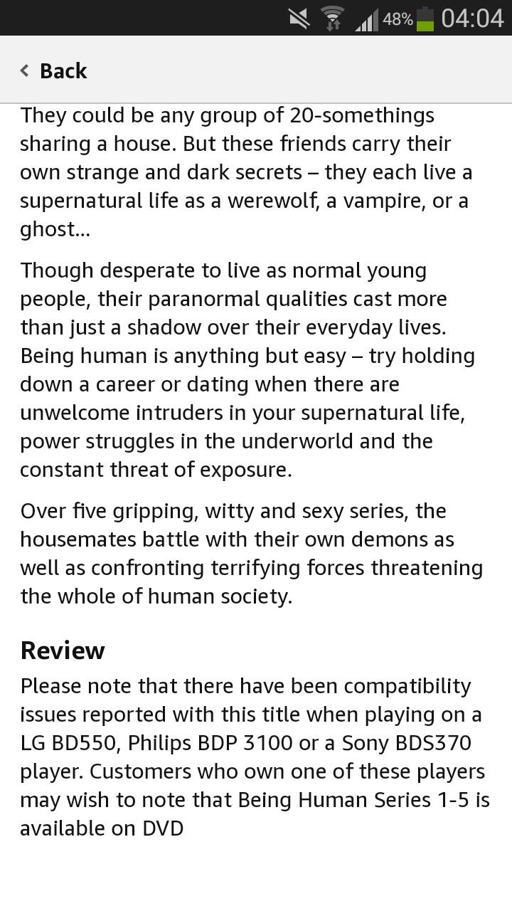 Being Human - Series 1-5 Boxset [Blu-ray] [UK Import]: Amazon.de ...