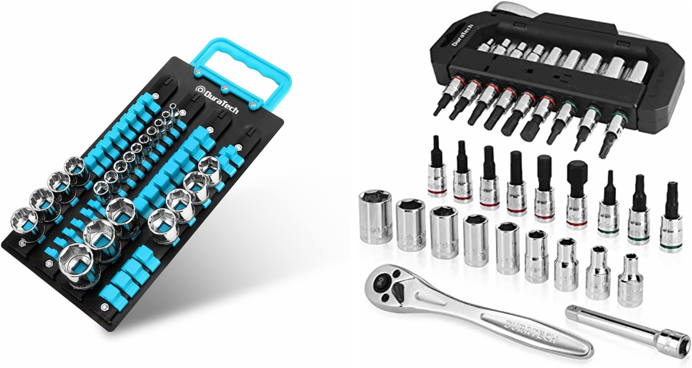 DURATECH 1/4" Drive Socket Set with DURATECH Socket Organizer - Amazon.com
