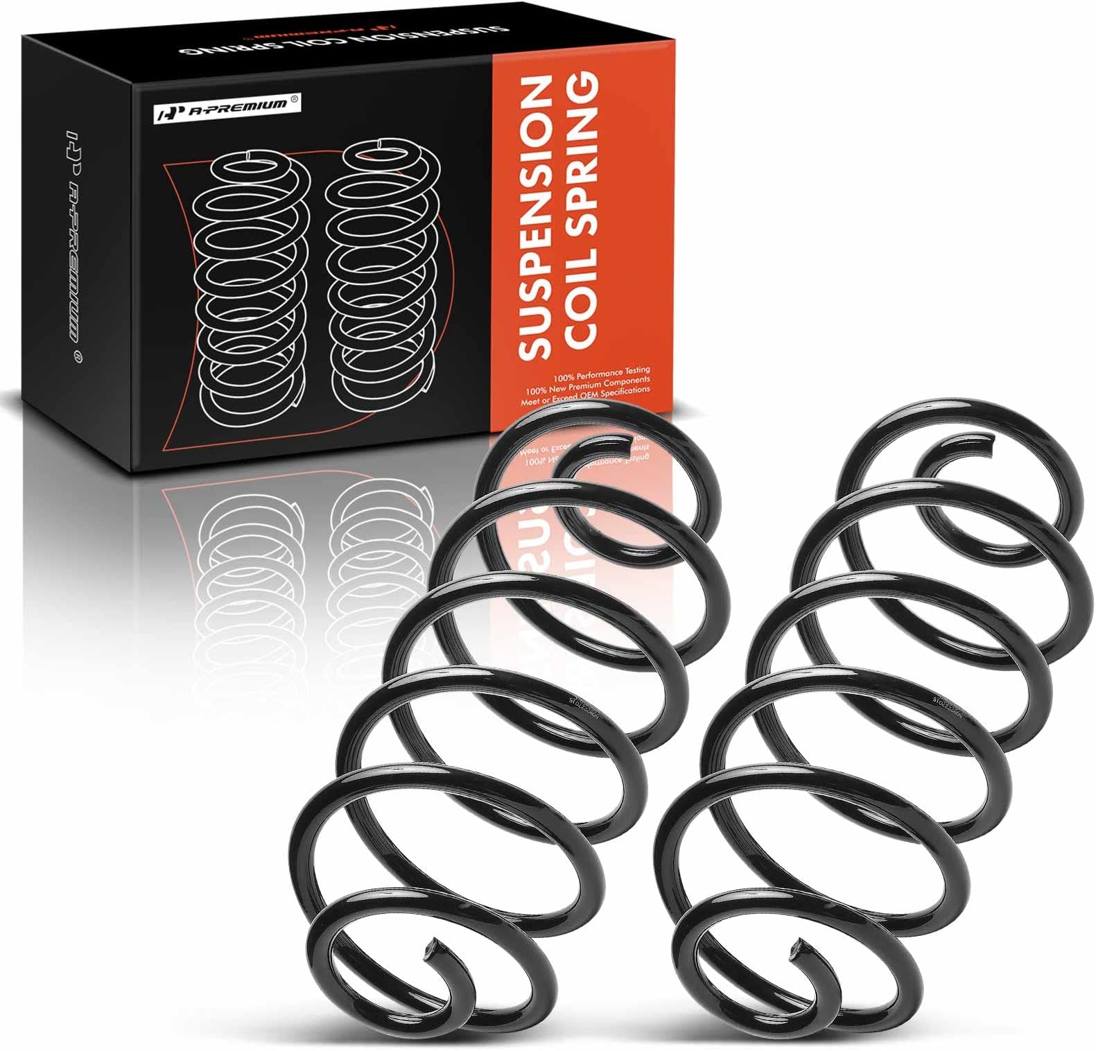 Amazon.com: A-Premium Rear Coil Spring Set Compatible with Chevrolet ...