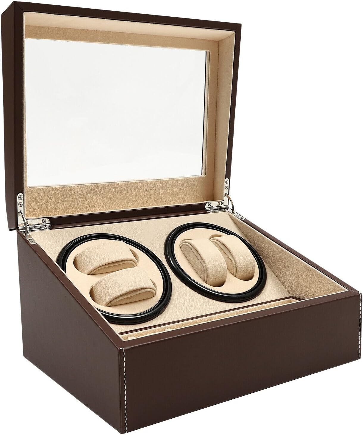 awolsrgiop Automatic Watch Winder Box, 4+6 Watches Watch Winder Box ...