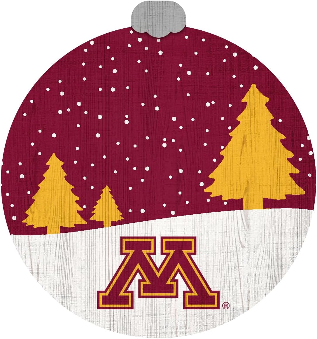 Amazon.com: Fan Creations NCAA Minnesota Golden Gophers Snow Scene ...