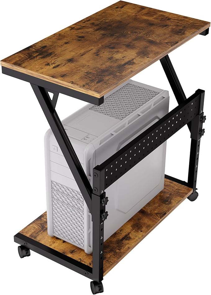 Amazon.com : Faesun Computer Tower Cart - Height Adjustable PC Stand, 2 ...