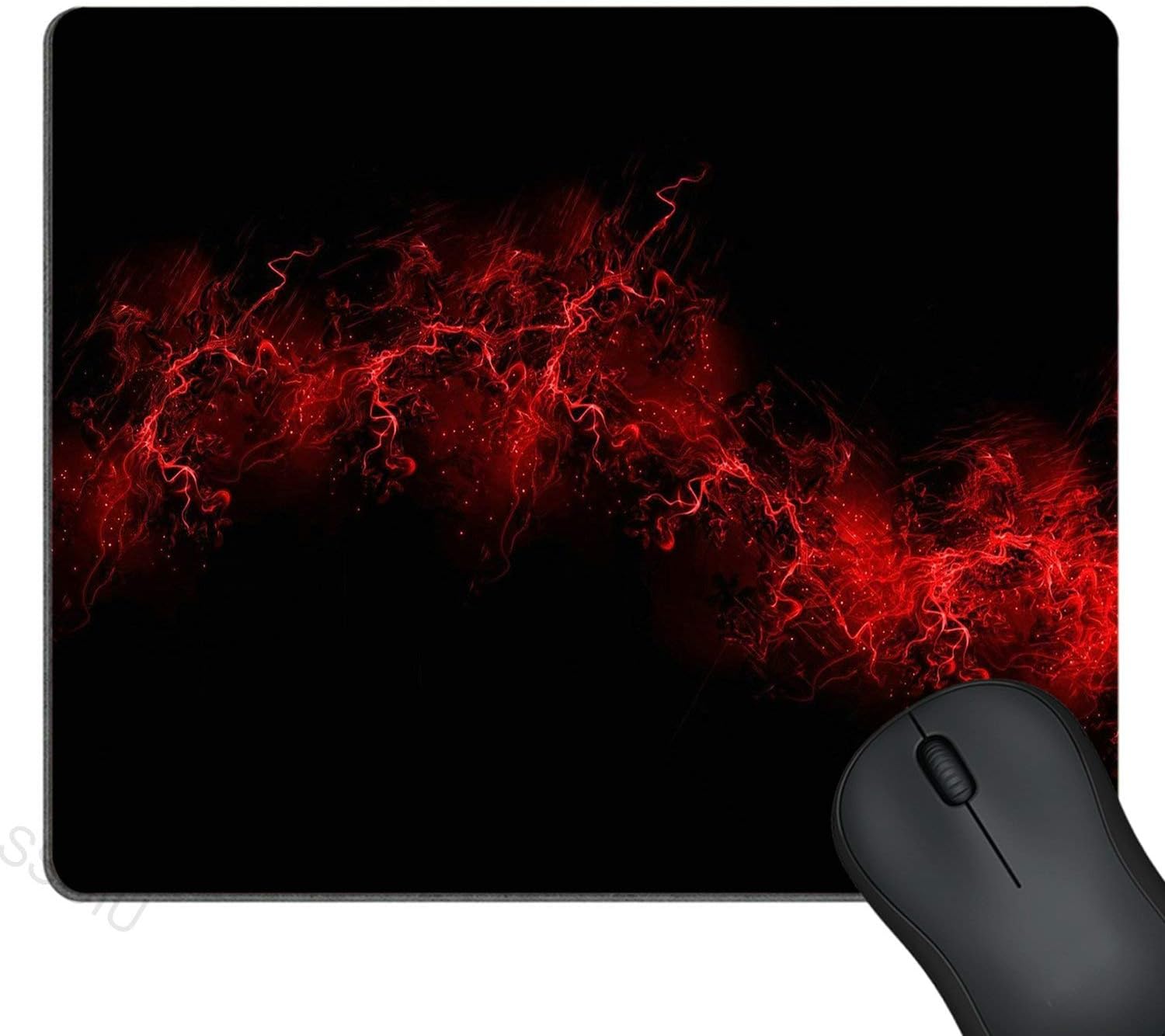 Amazon.com: Ergonflow Black Background Red Color Paint Explosion Burst ...