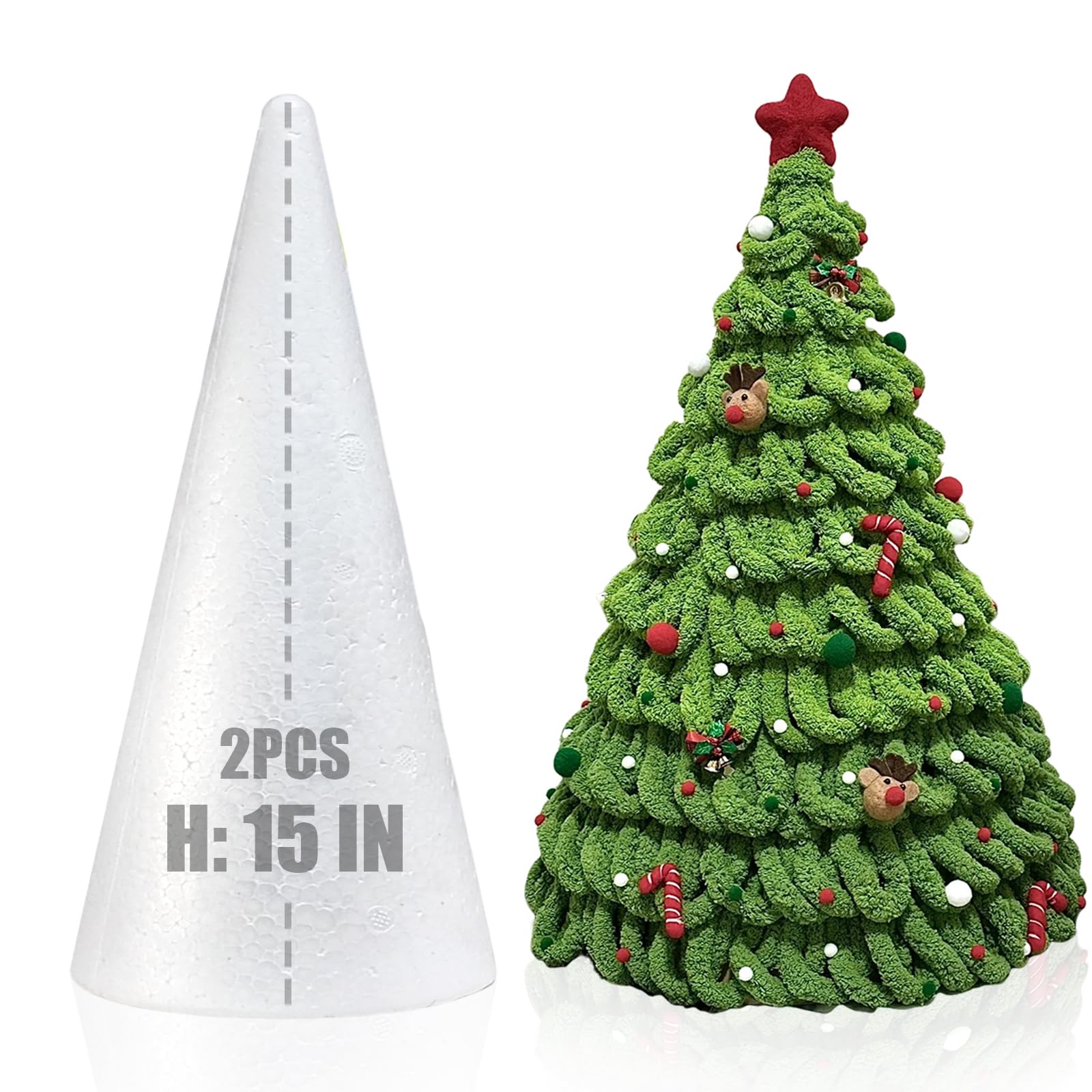 Styrofoam Cone Craft Ideas Foam Cone Mummy Manda Panda Projects styrofoam-cone-craft-ideas-foam-cone-mummy-manda-panda-projects