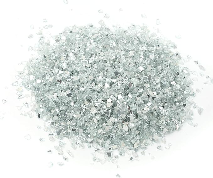 Amazon.com: Alan Stone High Luster Reflective Fire Glass Gravel,Fire ...
