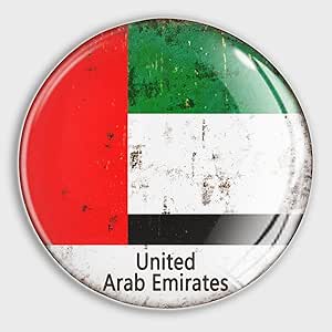 Amazon.com: United Arab Emirates Glass Strong Magnetic Refrigerator ...
