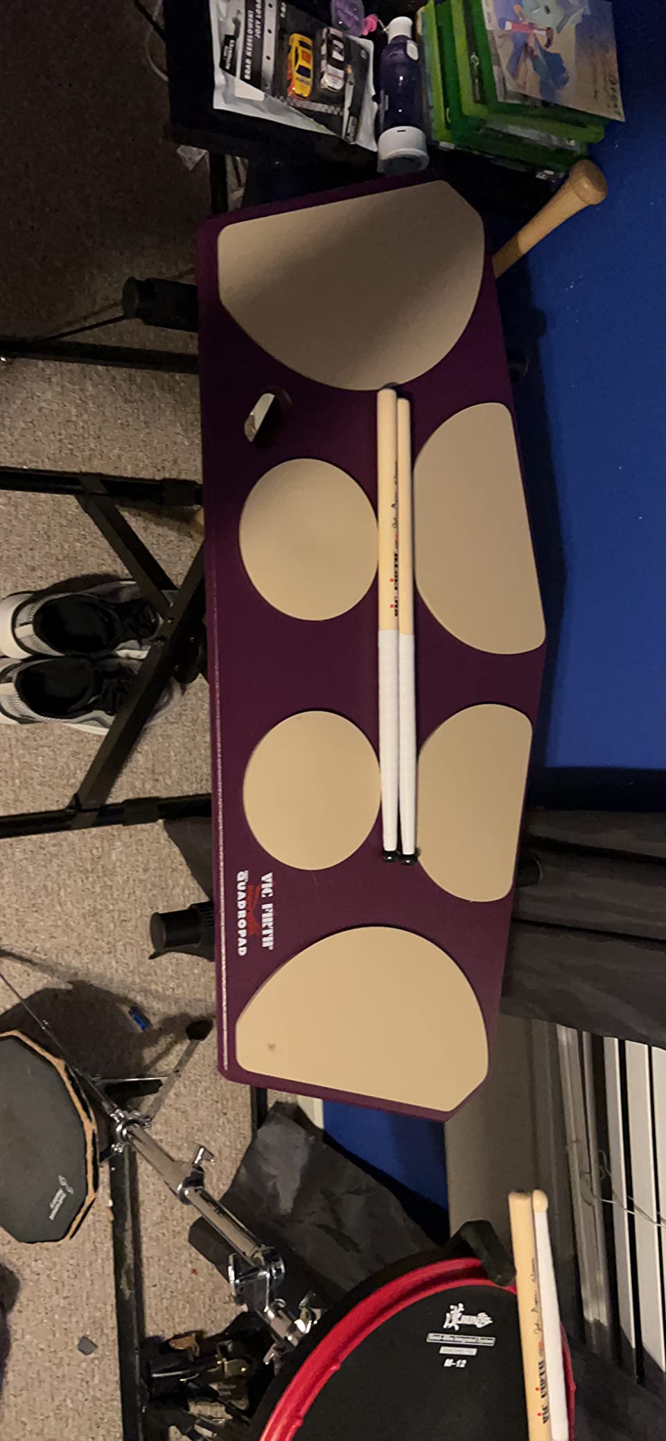 Amazon.com: Vic Firth Heavy Hitter Quadropad - Large : Musical Instruments