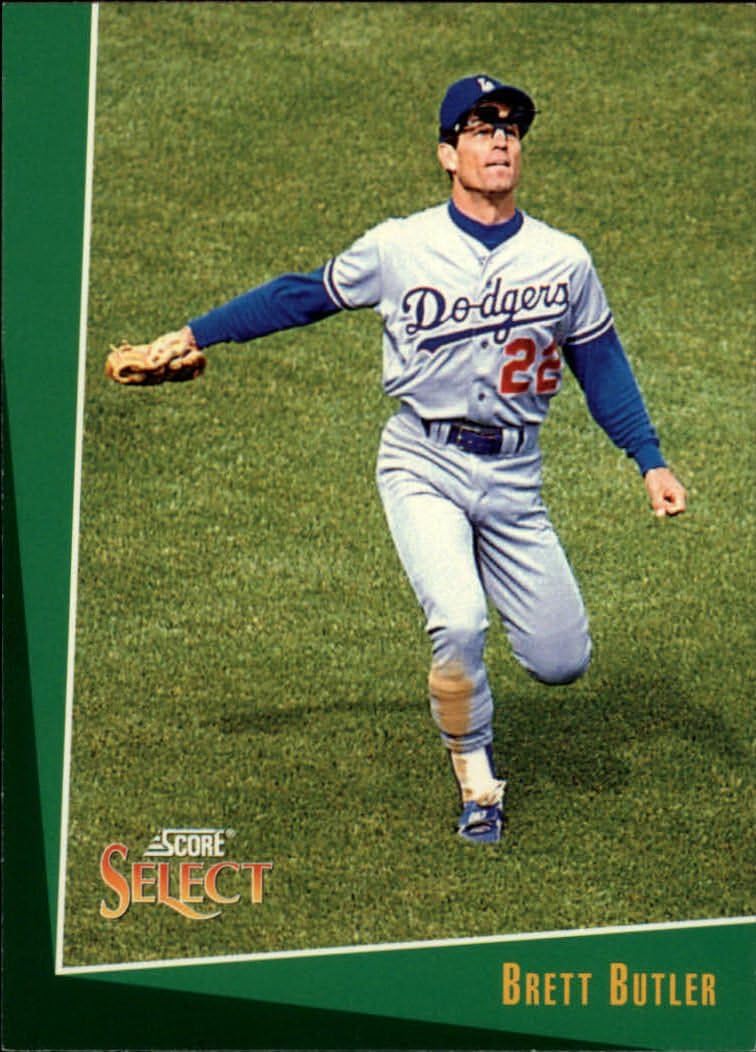 Amazon.com: 1993 Select Baseball Card #115 Brett Butler : Collectibles ...
