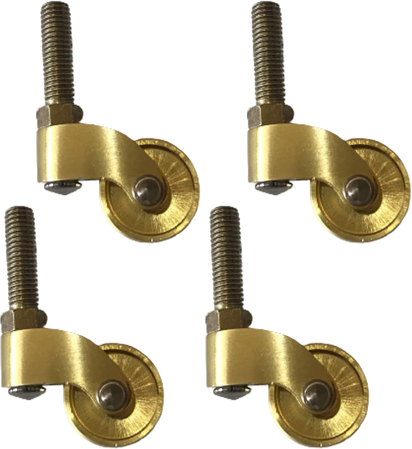 Amazon.com: BIENKA Pulleys, casters, heavy rail wheelsSet of 4 Solid ...