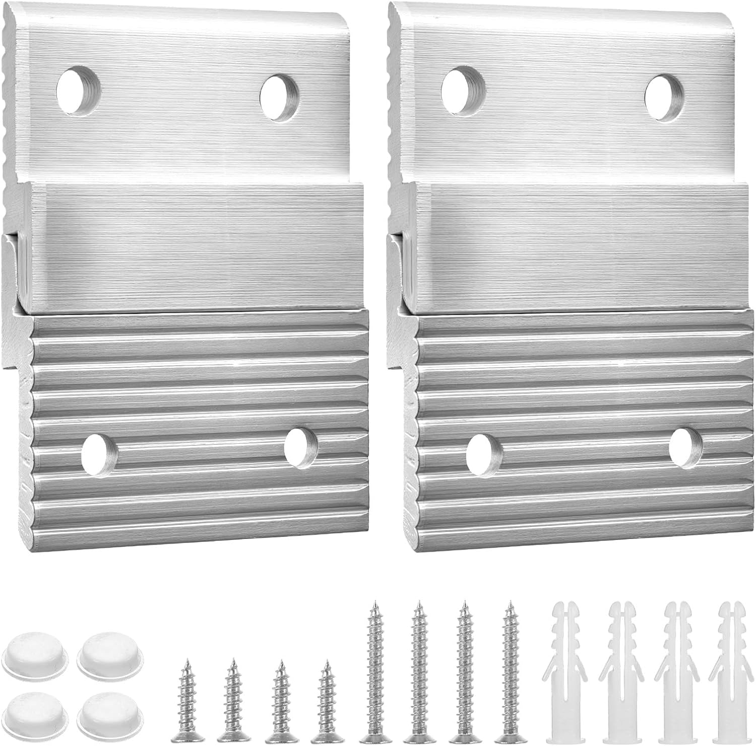 French Cleat Picture Hanger, 2 Inch Aluminum Z Hanger Mirror Hanging ...