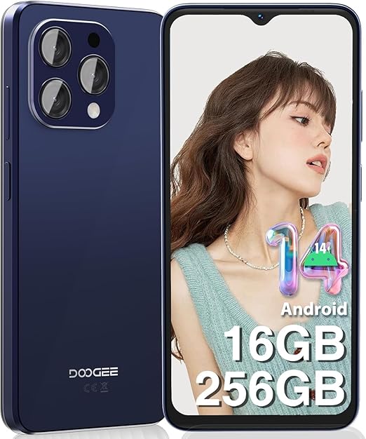 Amazon.com: DOOGEE N55 Pro Android Phone, Unlocked Phone with 16GB RAM ...