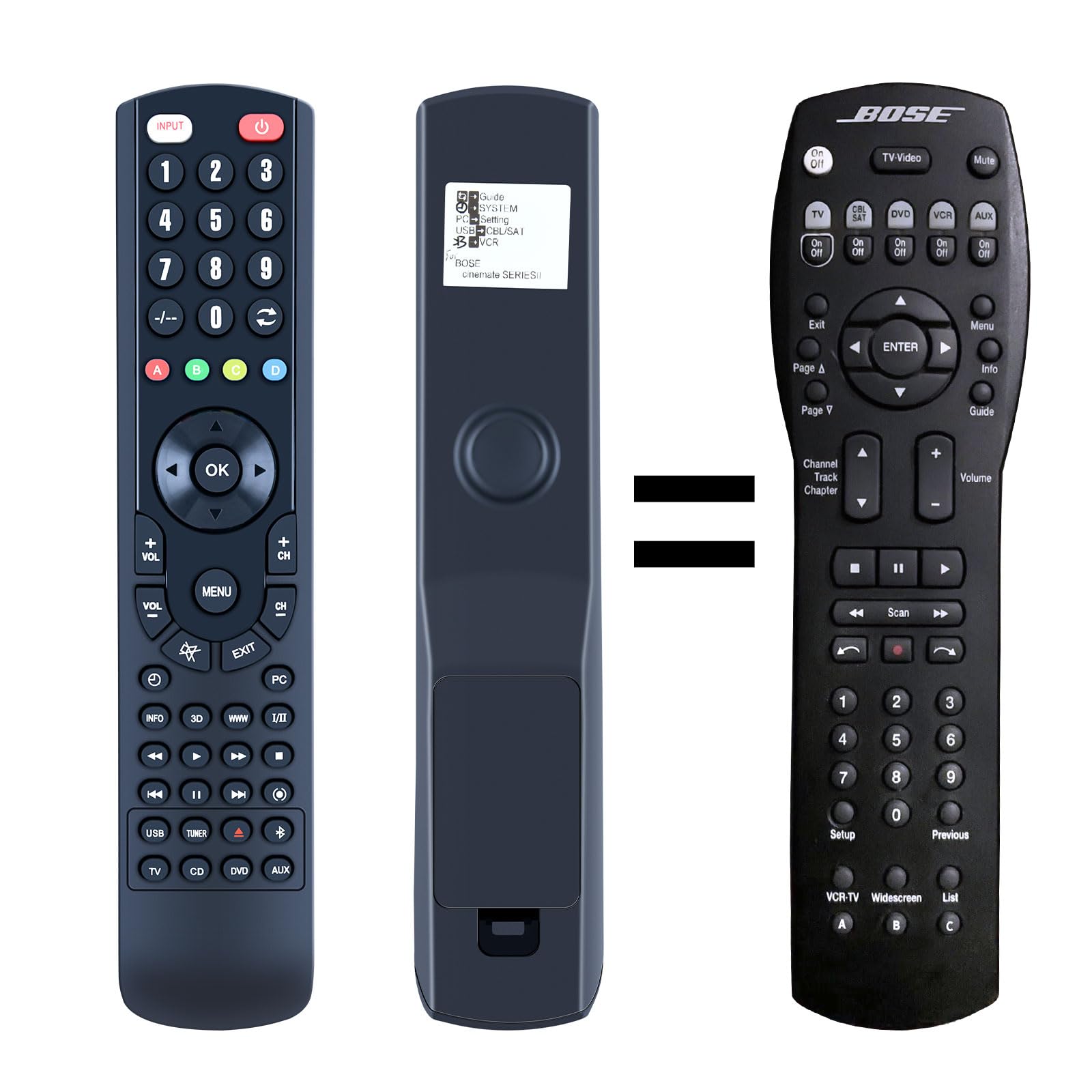 Amazon.com: Replacement Remote Control Compatible with Bose CineMate GS ...
